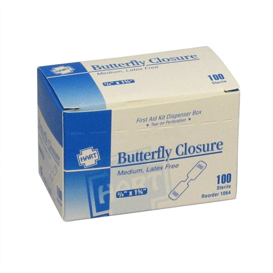 Butterfly Closures, Medium – 100 box – Frontline